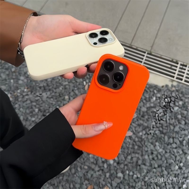 Solid Color Frosted Silicone Large Hole Half-Covered Case Suitable for ...