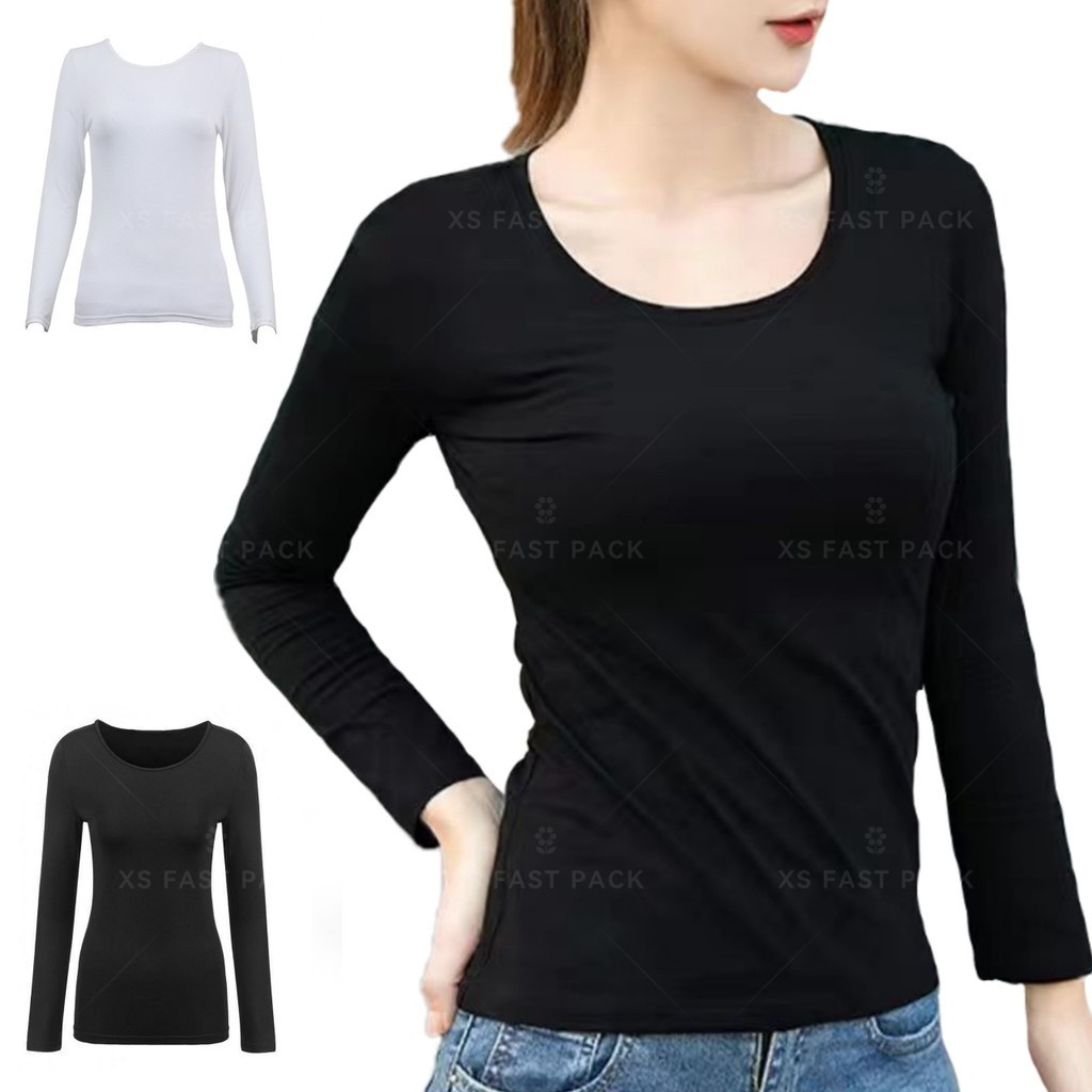 Iner Baju Lengan Panjang Perempuan/ Inner Baju Lengan Panjang/ Baju ...