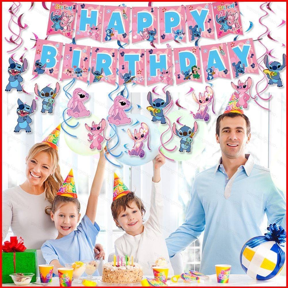 Flip Stitch Theme Themed Decoration Celebrate Party Banner Balloon ...