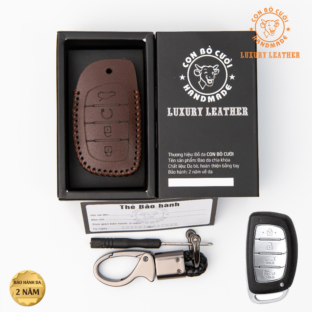Hyundai Creta Car Key Leather Case 2022-2023, Stargazer 2022-2023, 100% ...