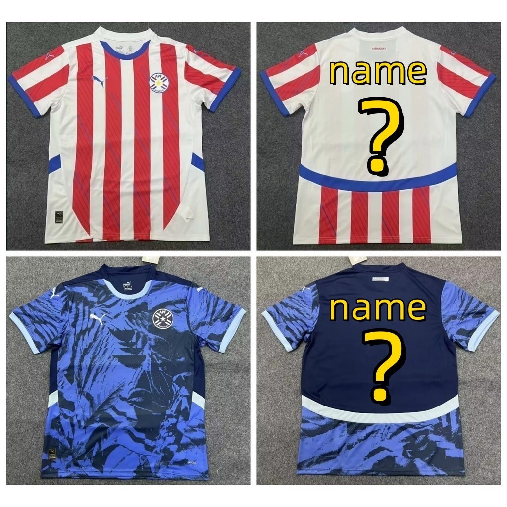 Paraguay 2024-25 Home Away Football Jersey Fan Version | Shopee Malaysia