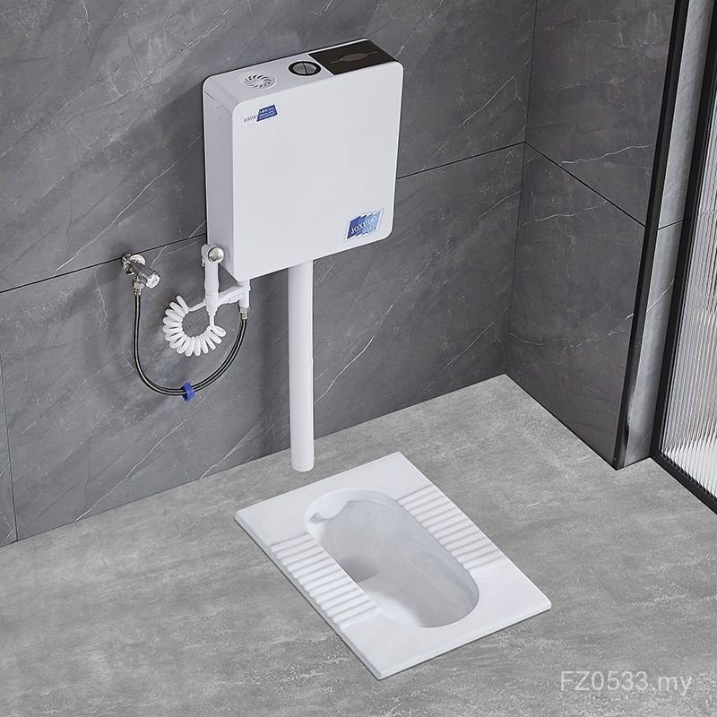 Squat Toilet Household Toilet Flush Tank Whole Set Stool Deodorant ...