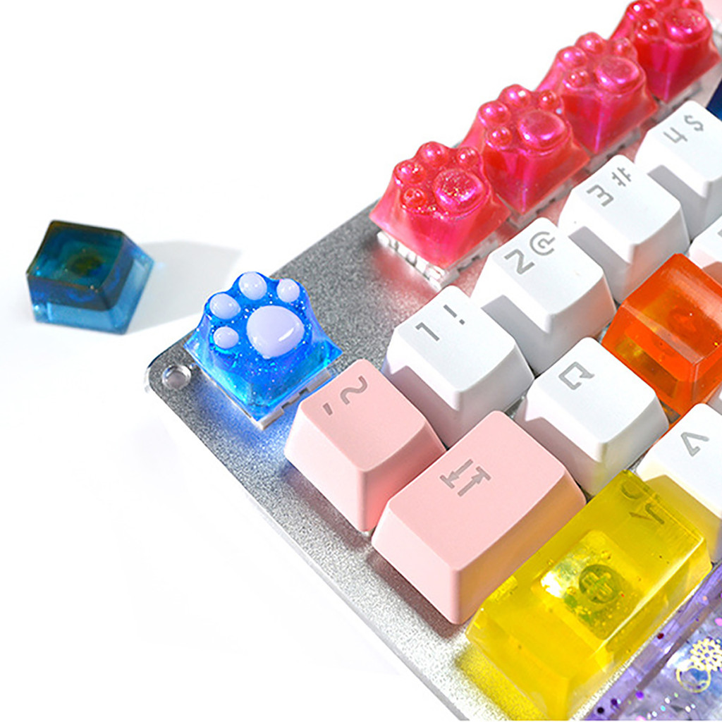 Keycaps Resin Mold Set - DIY Keycaps Epoxy Molds 12 Trays with Key ...