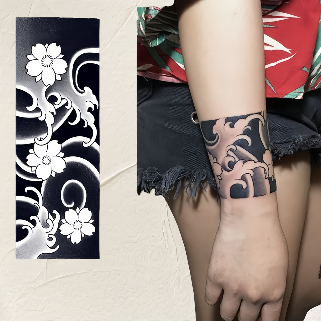 Traditional Waterproof Tattoo Stickers Waterproof Sweatproof 72 Hours ...