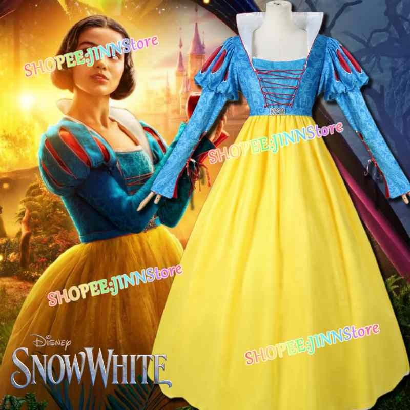 - JINN - Film SNOW WHITE Cosplay Costume Rachel Zegler Snow White Dress ...