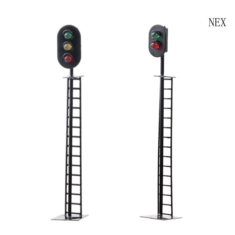 NEX 1 87 Realistic Train Signal Light Model Traffic Signs for Sandbox ...