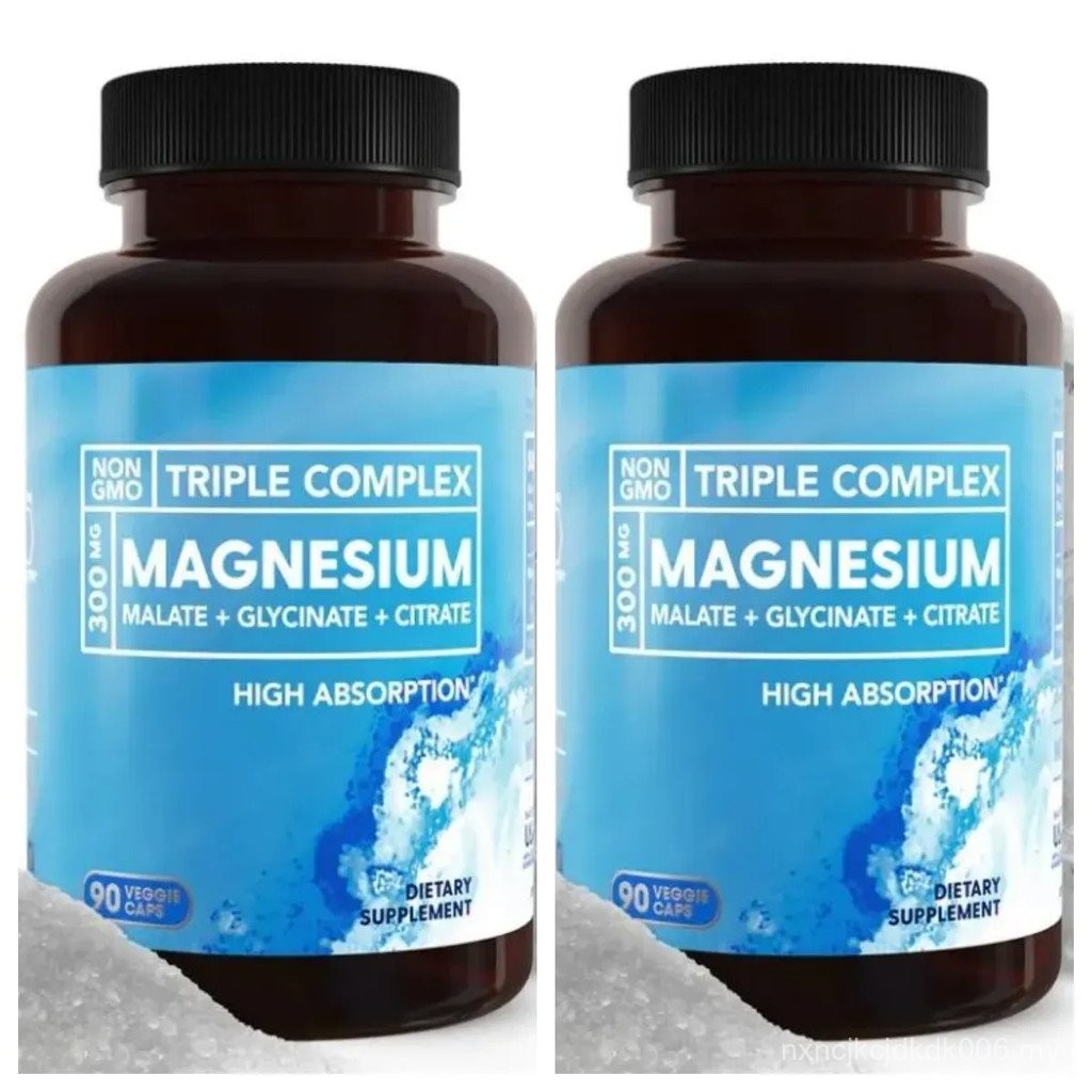(Beli satu, dapatkan satu percuma) Bioemblem Triple Magnesium Complex 300 mg dengan Magnesium ...