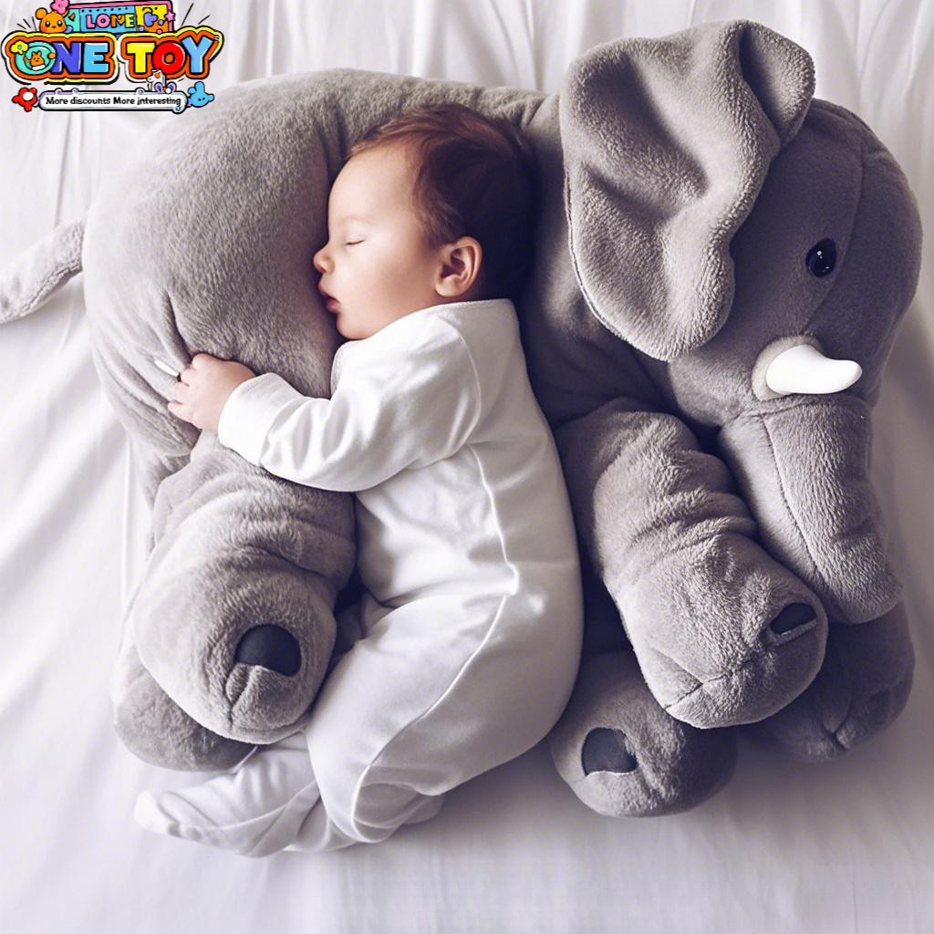 Menenangkan boneka mainan mewah gajah comel bantal boneka gajah kecil ...