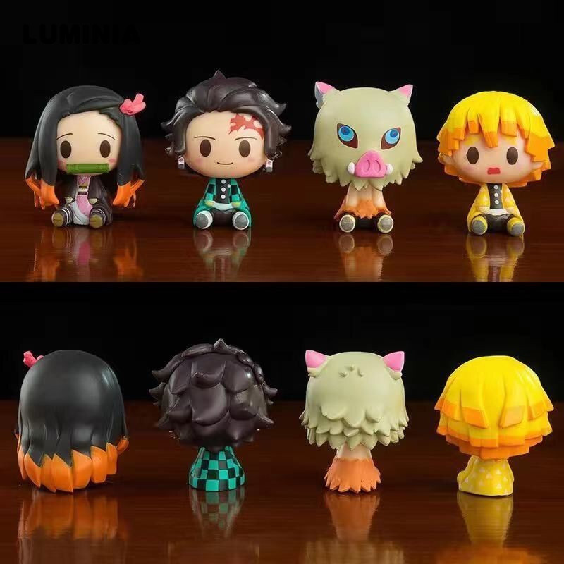 Demon Slayer Q Versi Figure Blind Box Tanjiro Zenitetsu Zenitsu GK ...