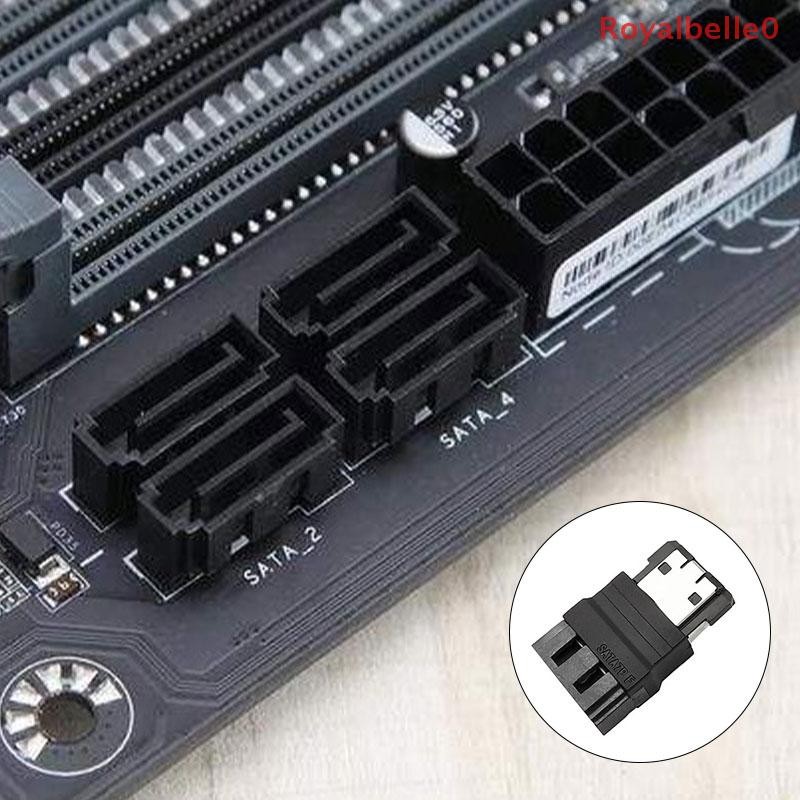{Royalbelle0} SATA 7Pin Male to ESATA 7Pin Female Extender Extension ...