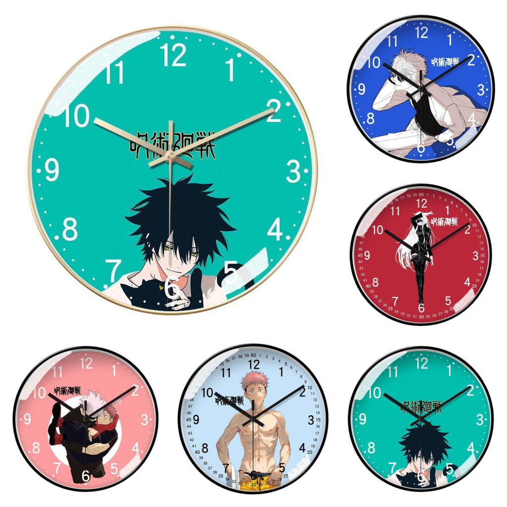 Spell Back to War Wall Clock Anime Cartoon Character Living Room ...