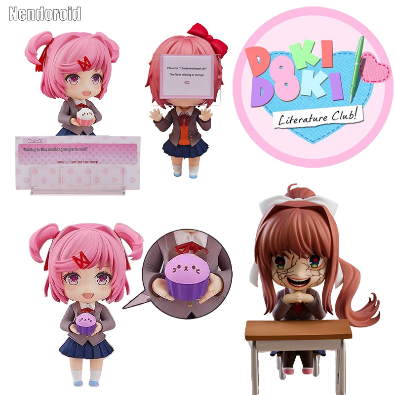 Nendoroid Doki Doki Literature Club Monika Sayori Yuri Natsuki Action Figure Model Toys | Shopee ...