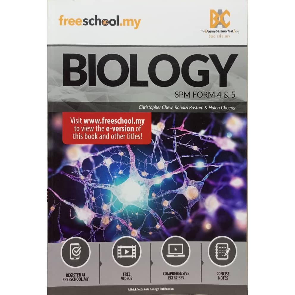 BUKU RUJUKAN SPM BIOLOGY FORM 4 & 5 (FREESCHOOL.MY) | Shopee Malaysia