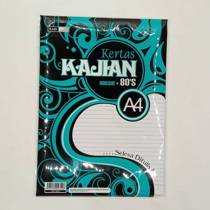 Kami A4 Exam Sheet Test Pad Paper 80gsm 80's Paper Kertas Kajang (Price ...