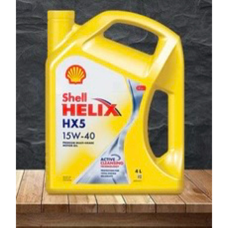 600049901 Shell Helix HX5 15W40 Engine Oil 4L HK For Proton Perodua ...
