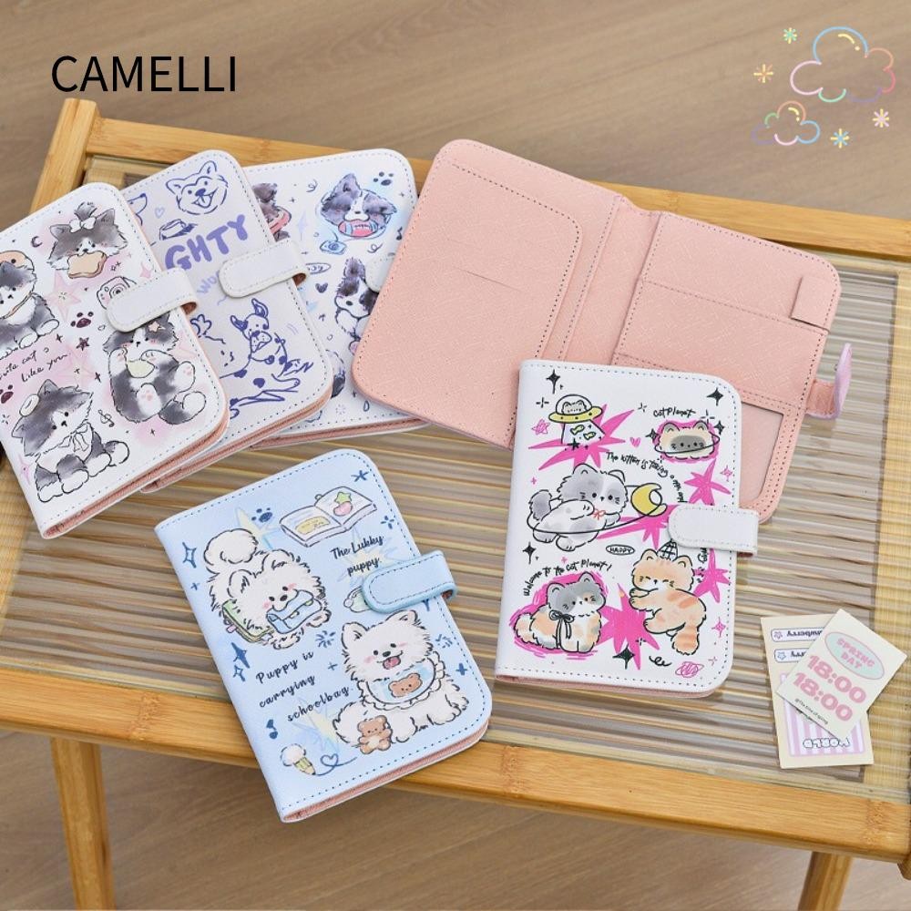 CAMELLI Passport Holder, Cartoon Waterproof Passport Cover, Lovely Multi-function Light-weight ...