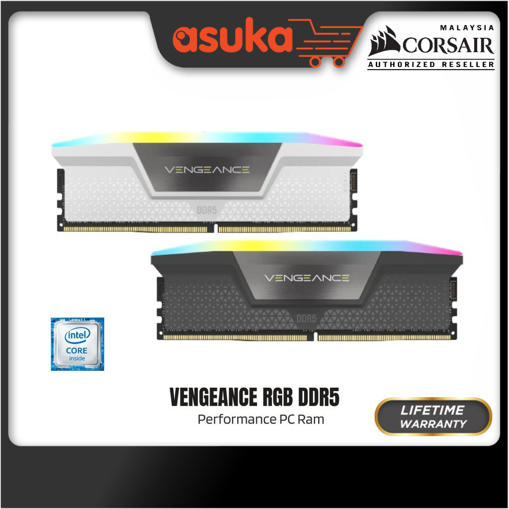 Corsair Vengeance RGB (Intel) DDR5 6000MHz / 6200MHz / 6400MHz ...