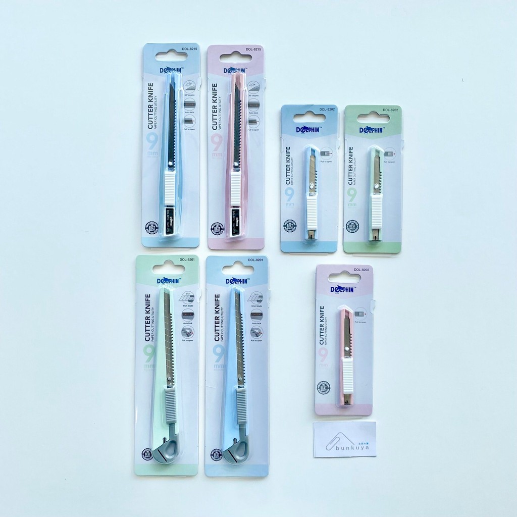 DOLPHIN 9mm Cutter Knife 8202/8201/8215 | Shopee Malaysia