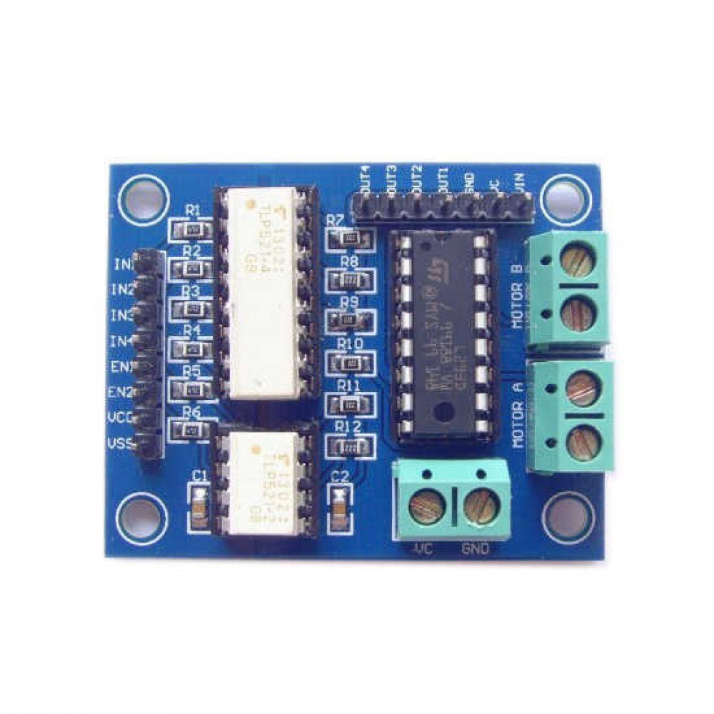 L293 4.5-36V Photoelectric Isolation Motor Drive Module 1A Two H-bridge ...