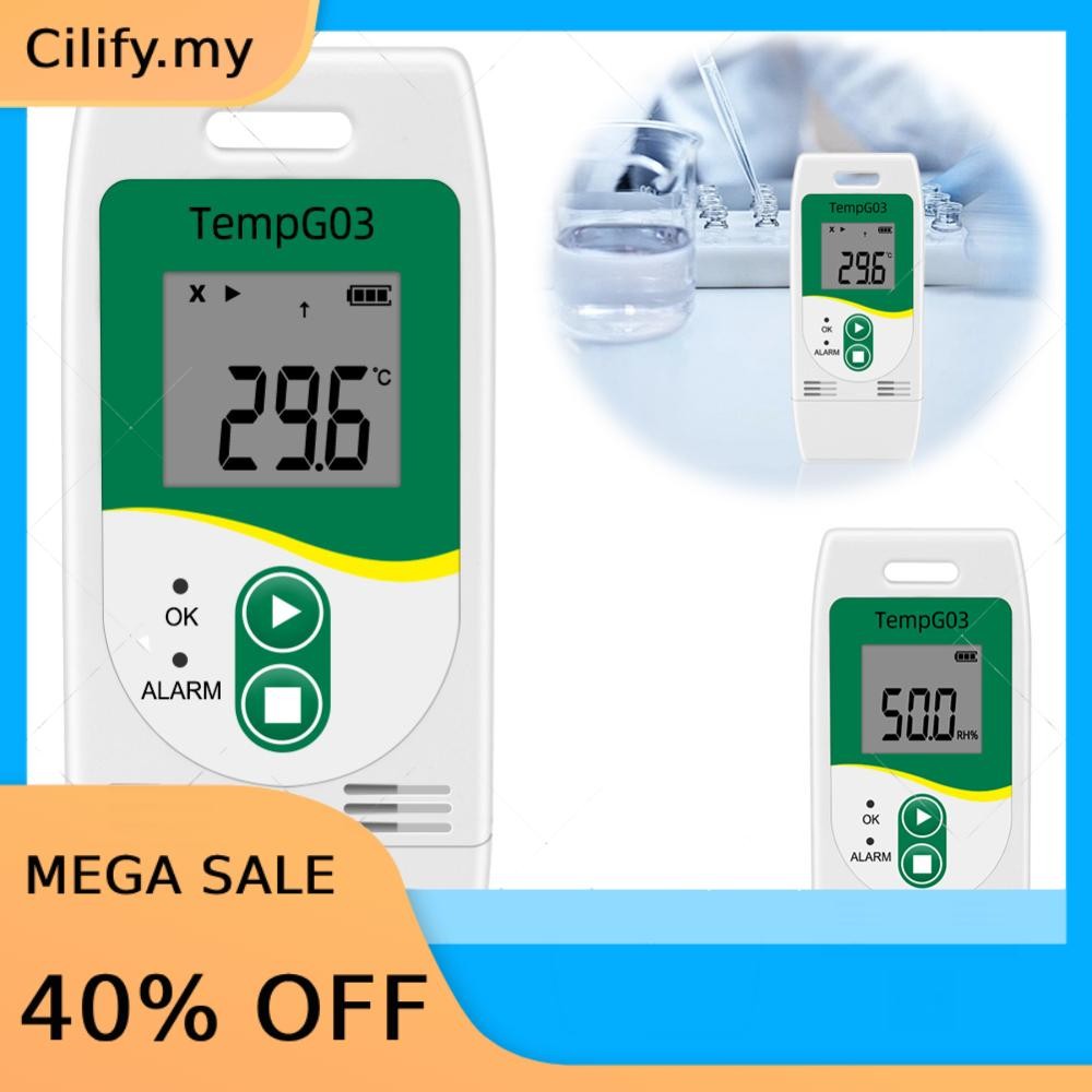 USB Temp & Humidity Data Logger Reusable Digital Temp Data Logger ...