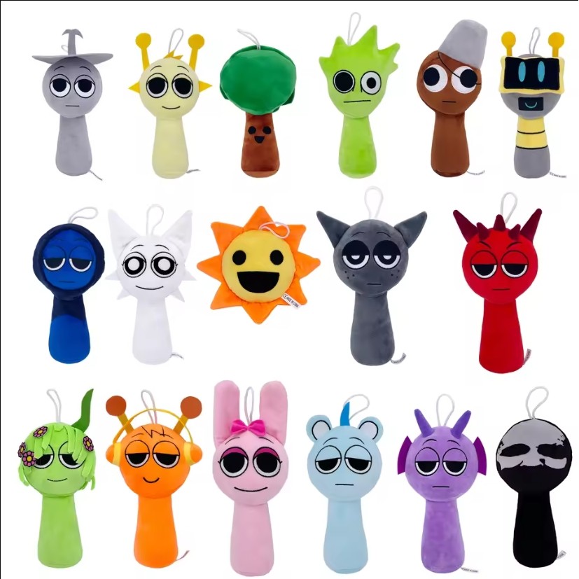 Sprunki Incredibox Plush Toys Spunky Soft Plushie Cartoon Game Kids ...