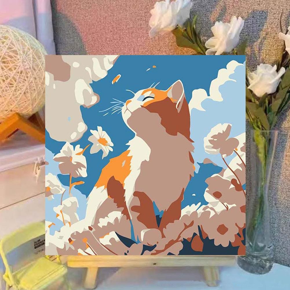 Hand Coloring Ins Decorative Landscape Oil Painting Painting Oil By ...