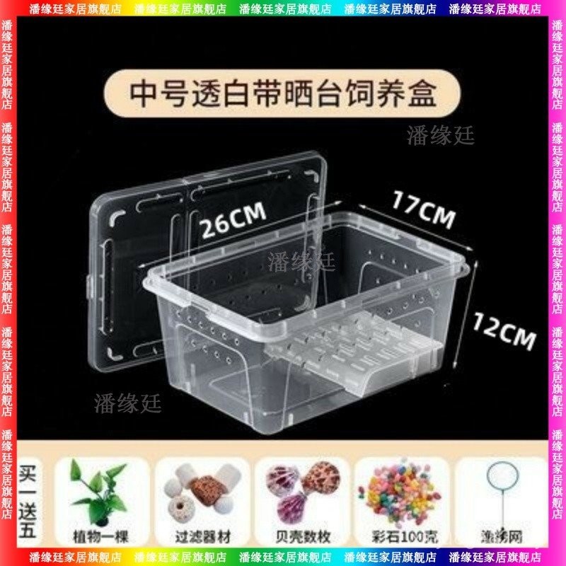 Hexagonal Dinosaur Special Fish Tank Salamander Pet Amphibious Breeding ...