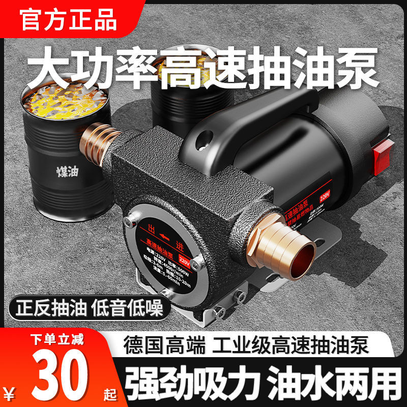 Electric Oil Pump 12v24v220v Diesel Pump Small Oil Pump Self-Priming ...