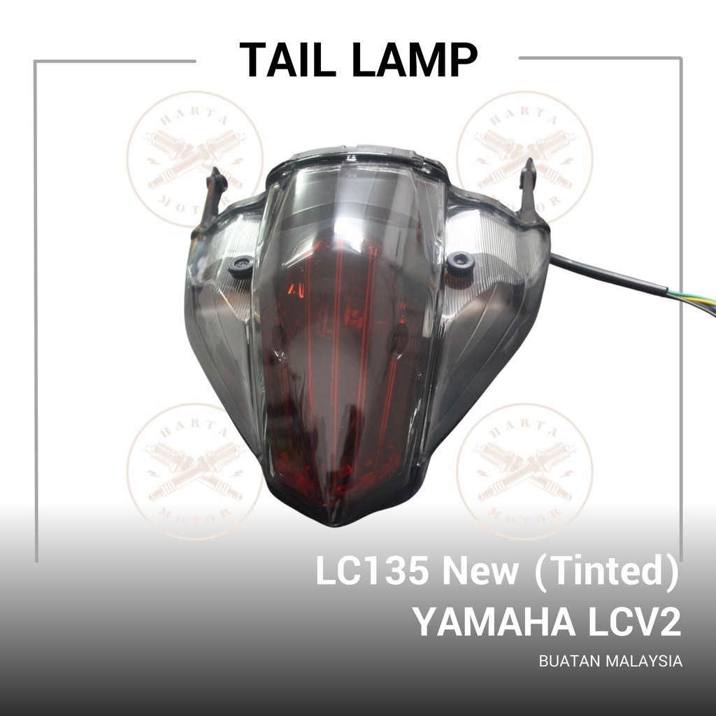 YAMAHA LC2 - LC135 NEW TINDED TAIL LAMP LCV2 Lampu Belakang /Tail Light ...