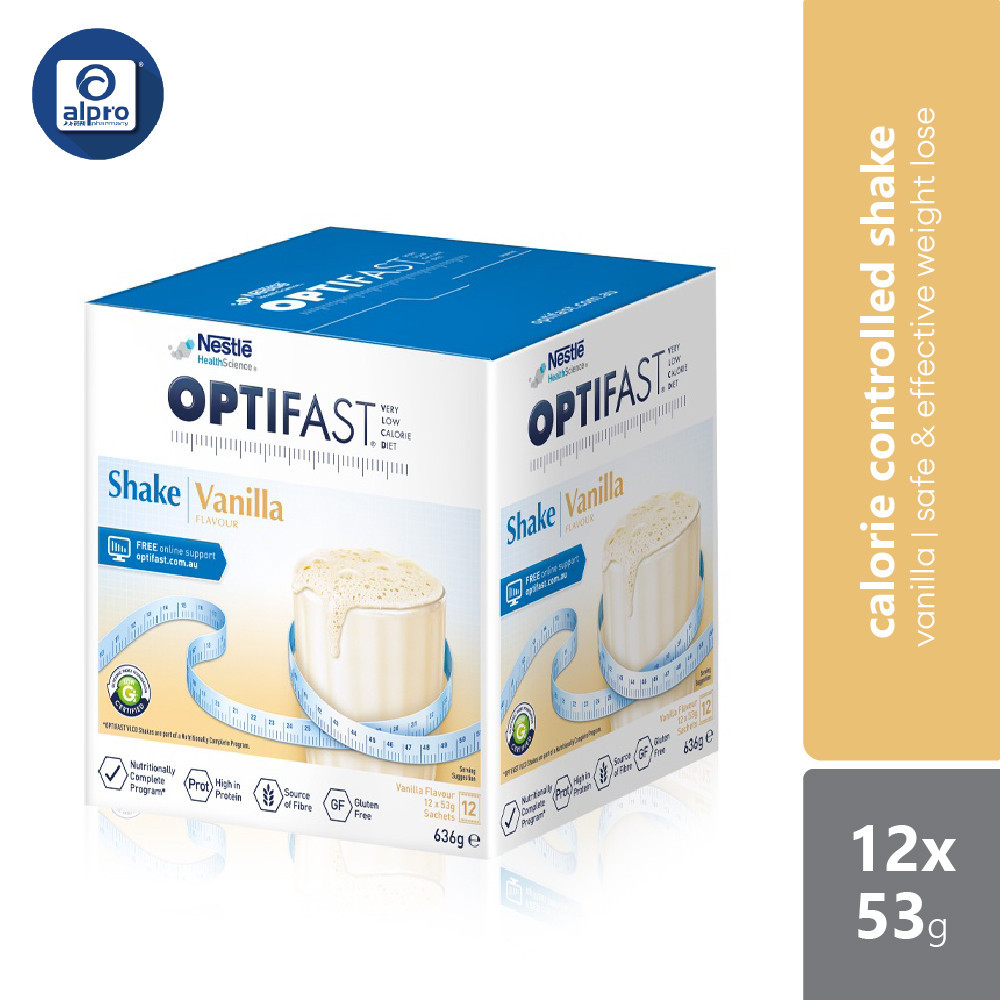 Nestle Optifast Vanilla Milk Shake (12 x 53g) | Shopee Malaysia