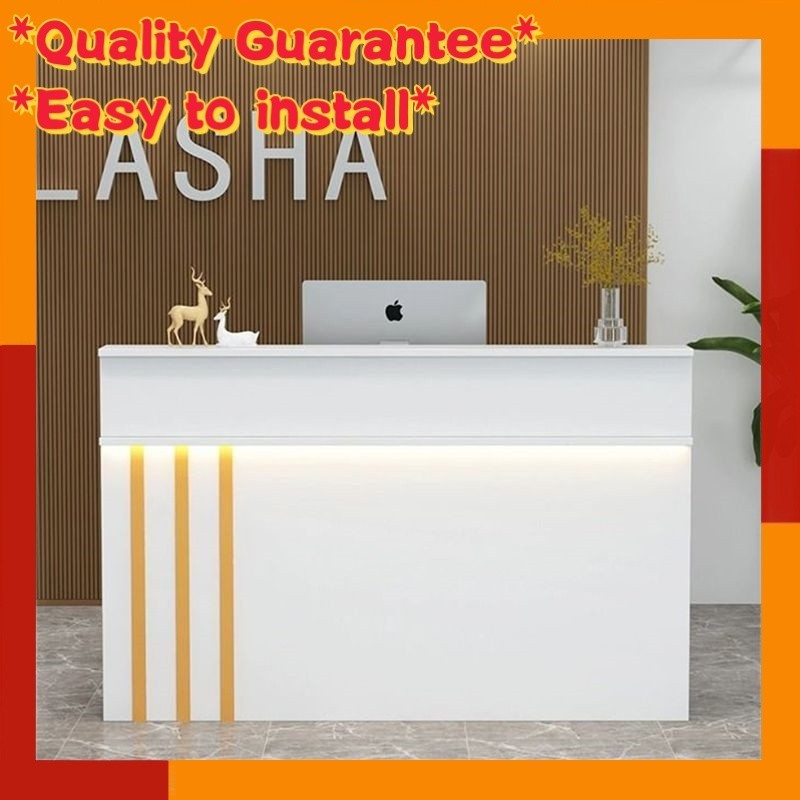 Reception bar cashier solid wood small cashier counter clothing store ...