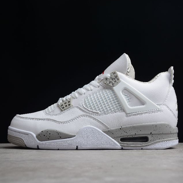 Air Jordan 4 Tech White Men And Women Basketball Shoes AJ4 Sneakers AJ ...
