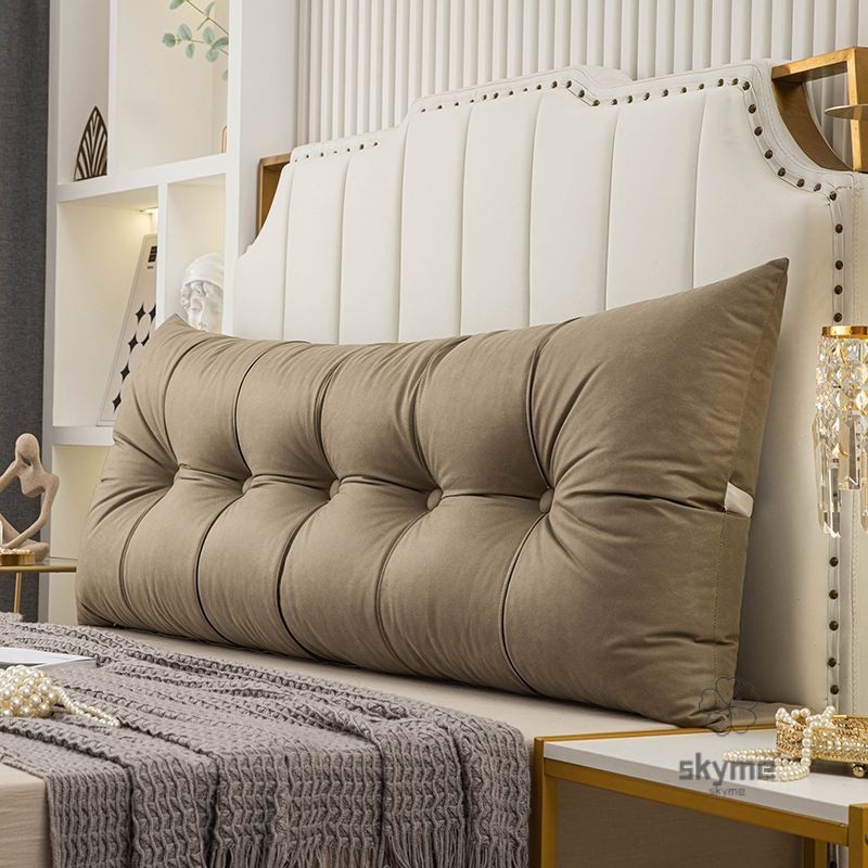 Hot Sale Bedside Cushion Soft Bag Tatami Bed Double Long Pillow Waist ...