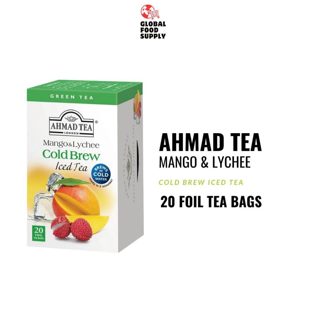 Ahmad Tea Mango & Lychee Cold Brew Iced Tea 20's 40gr | Shopee Malaysia