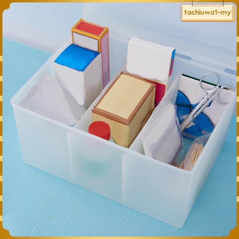 [TachiuwadcMY] Organizer Bin Divided Storage Box Sturdy Storage ...