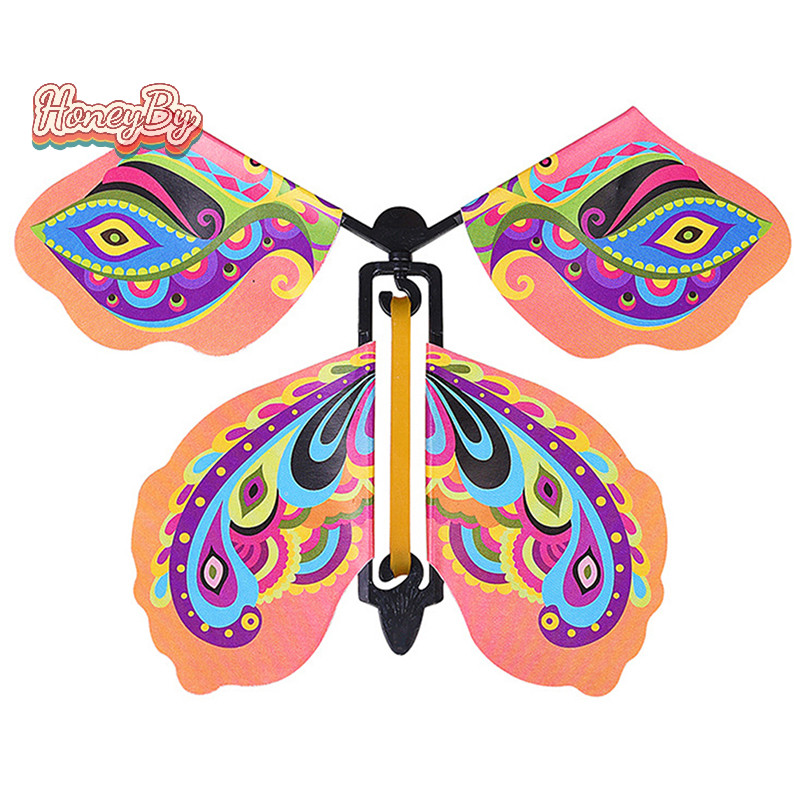 honeybird 10x Magic Wind Up Flying Butterfly Powered Magic Fairy Flying ...