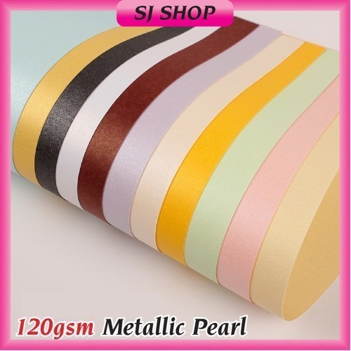 A4 120gsm Metallic Pearl Card | Metallic Paper / Metallic Card / Kertas ...