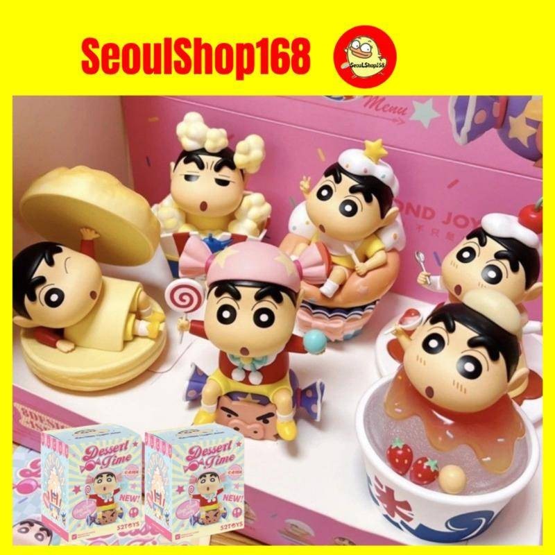 Random Cute Cartoon Shin Chan Tea Time Series Blind Box 蜡笔小新盲盒点心时间系列 ...