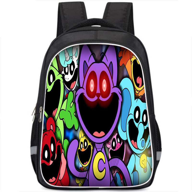 Poppy Playtime CatNap Backpack School Bag Game Travel Pack | Shopee ...