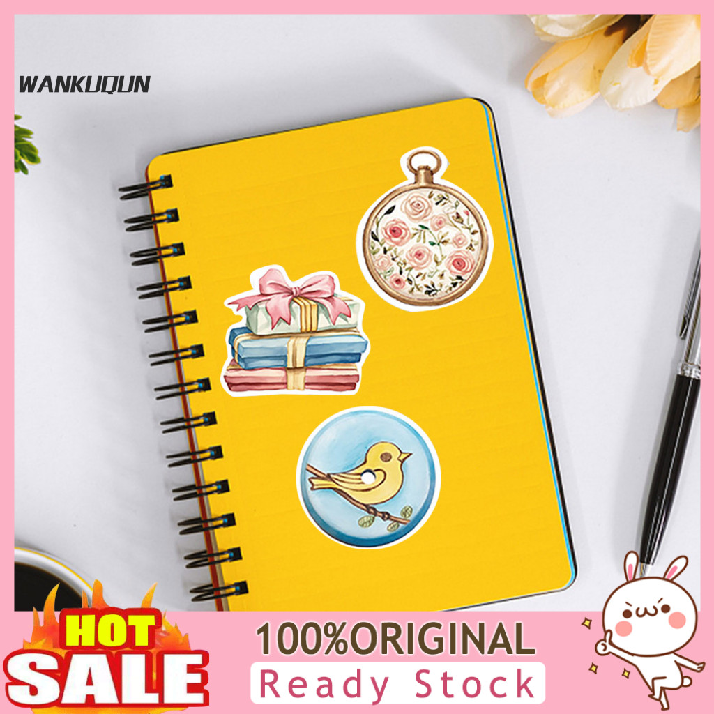 [Ready stock] Scrapbooking Sticker Adhesive Sewing Stickers 50pcs Cute ...
