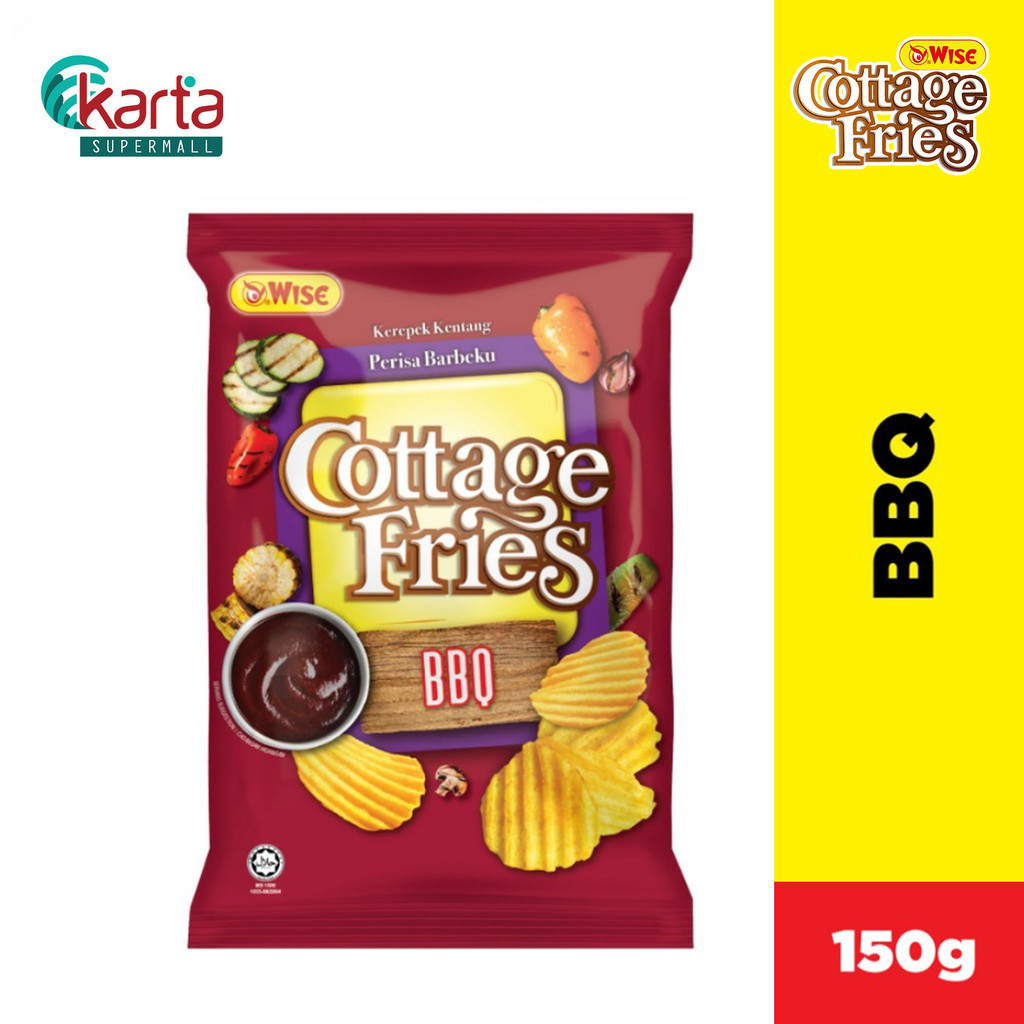 Wise Cottage Fries BBQ Flavour Potato Chips 150g (Clearance Sales – EXP ...