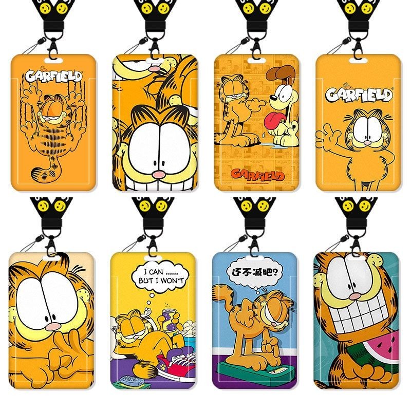 Garfield Card Holder Meal Card Campus Card Bus Metro Card Student ID ...