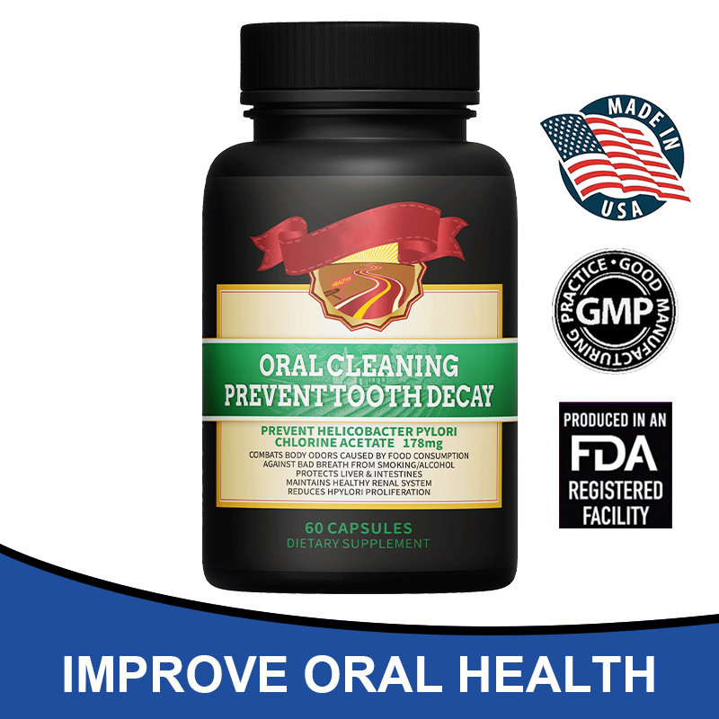 Oral Probiotic Capsules 3 Billion CFU Probiotics - Improve Bad Breath ...