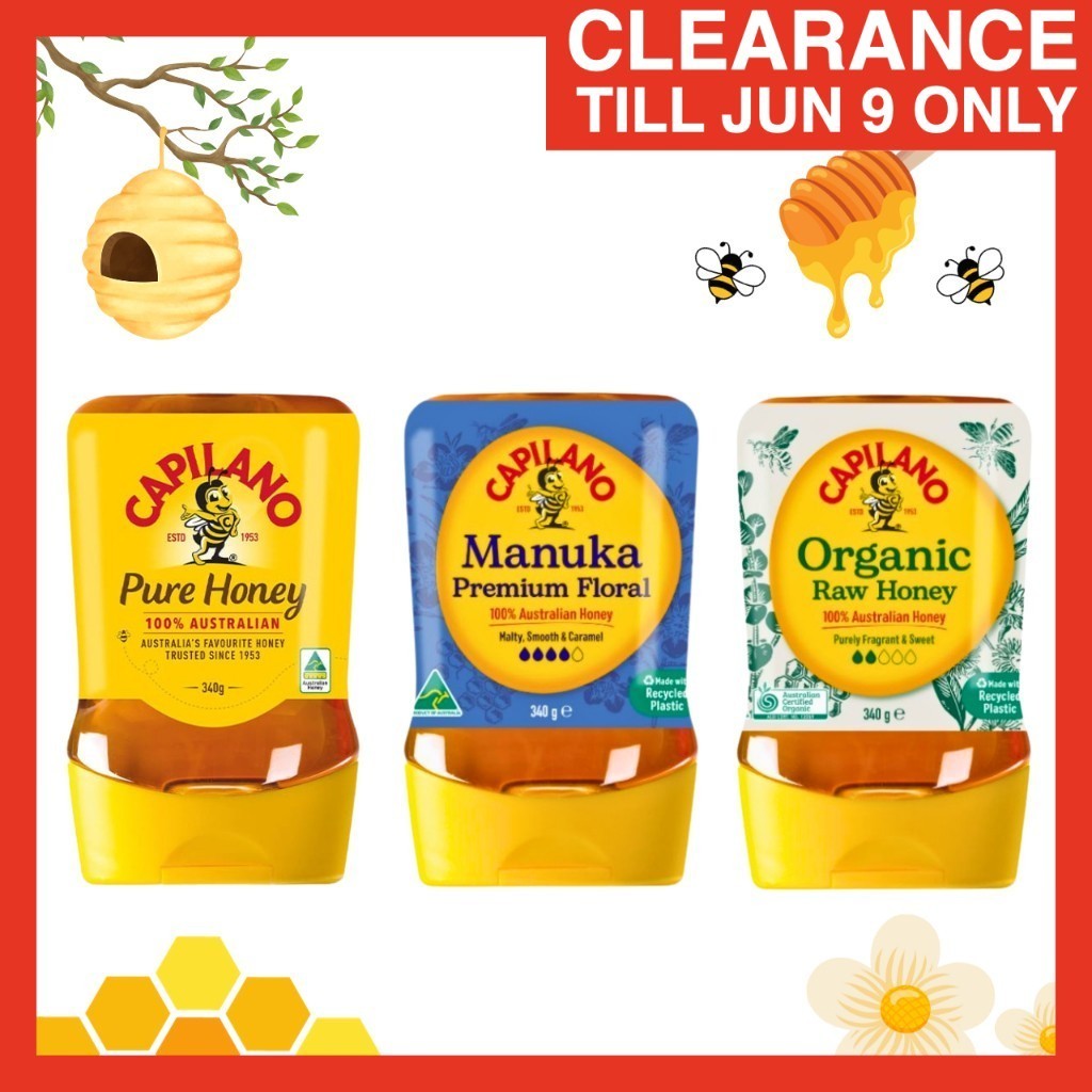 (FRESH BATCH) EW Capilano 100% Organic Australia Honey Manuka Organic ...