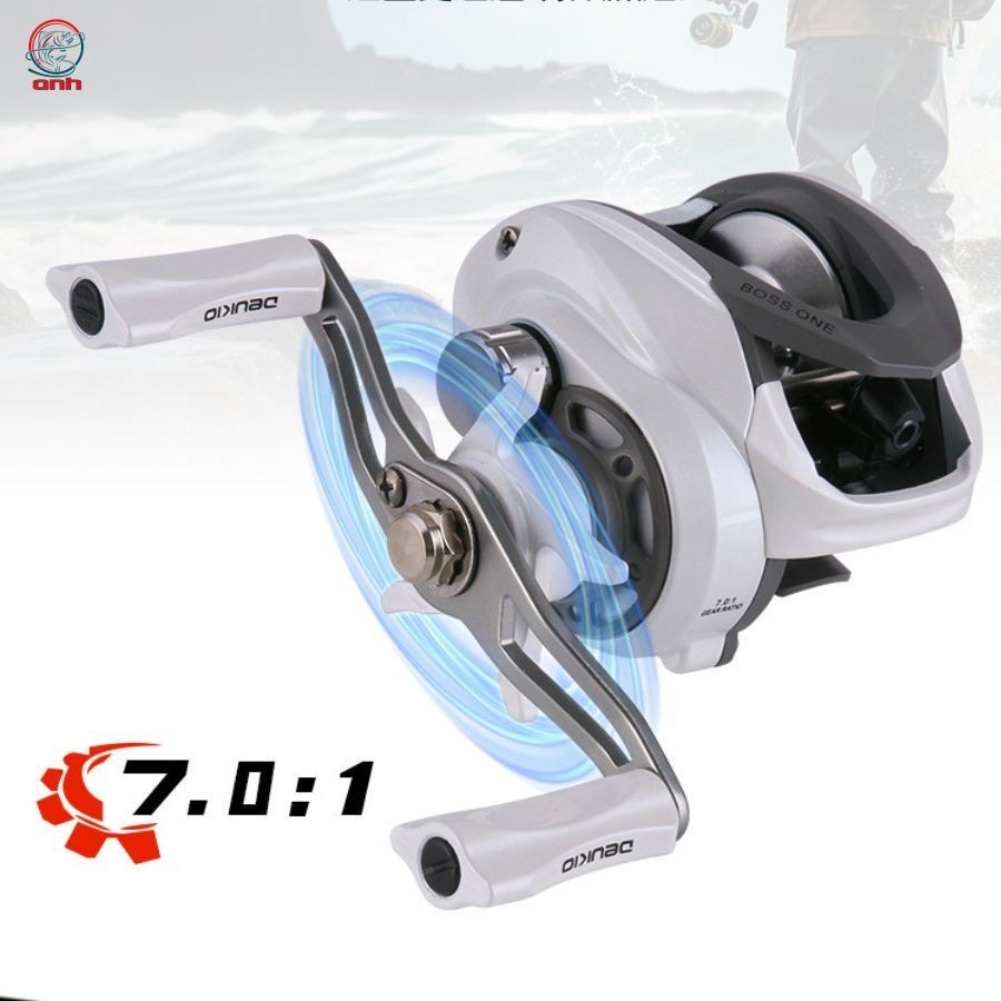 DEUKIO Metal Horizontal Fishing Reel, Drag-Click Sound - QD | Shopee ...