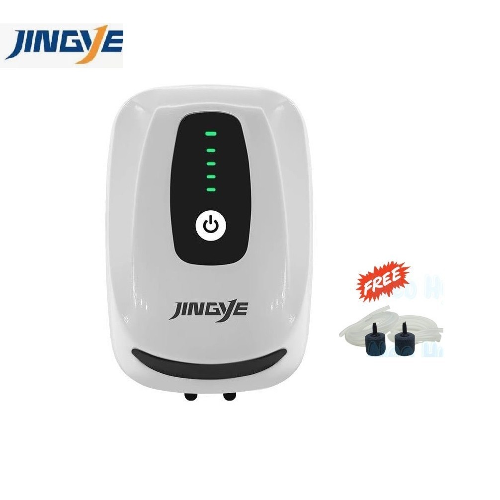 JINGYE Super Silent Oxygen Waterproof AC/DC Air Pump For Fish tank YE-CD100 YE-CD300 | Shopee ...
