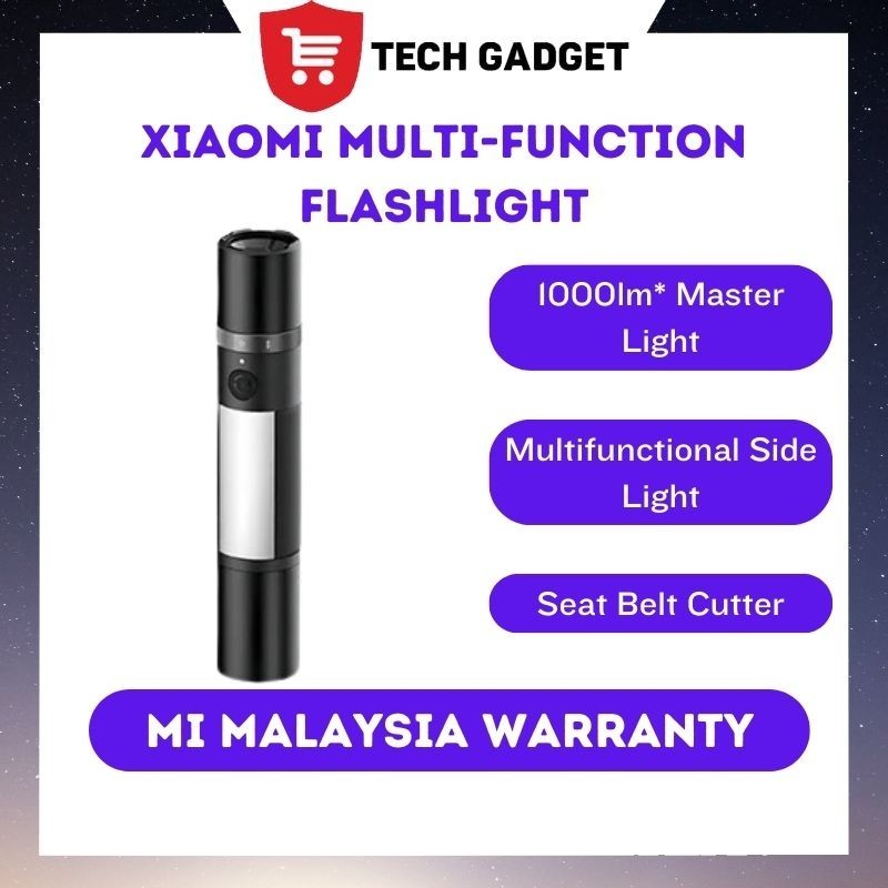 Xiaomi Multi Function Flashlight (1 Year Warranty) | Shopee Malaysia