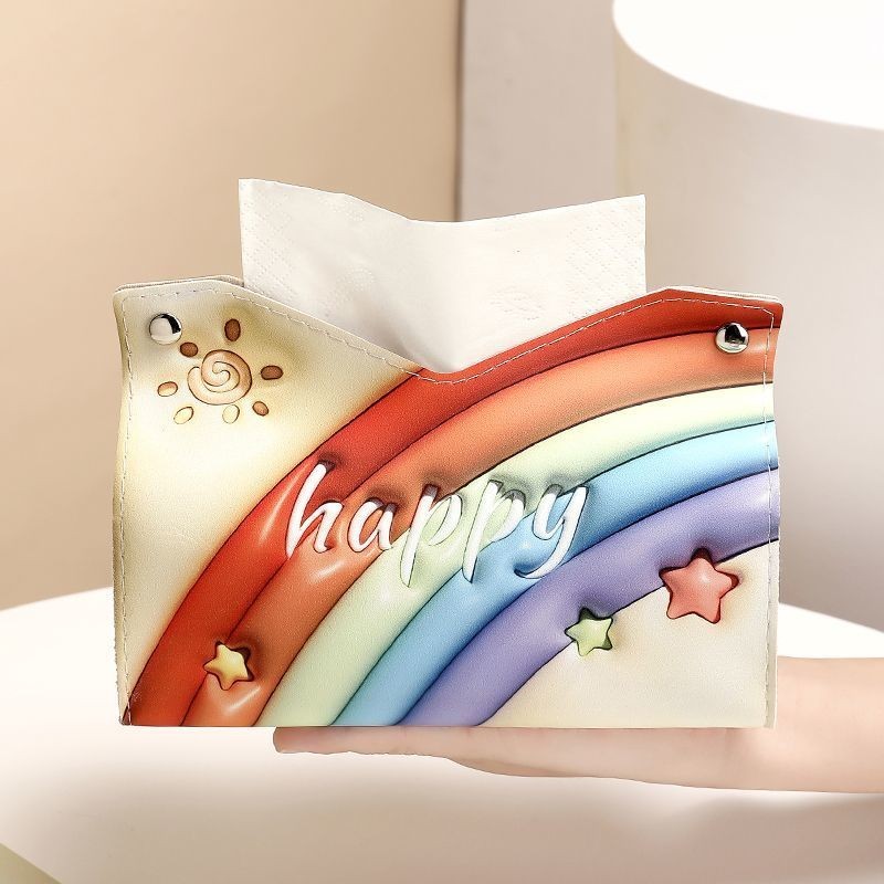 High-end Simple Cute Tissue Box Hot-selling Car Tissue Box Influencer ...