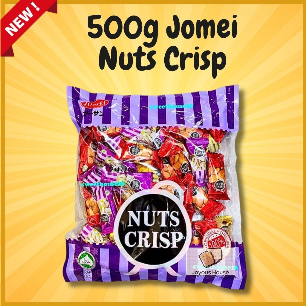 Jomei Nuts Crisp 500g / Kacang Tumbuk 500g / Peanut Candy / Nut Crisp ...