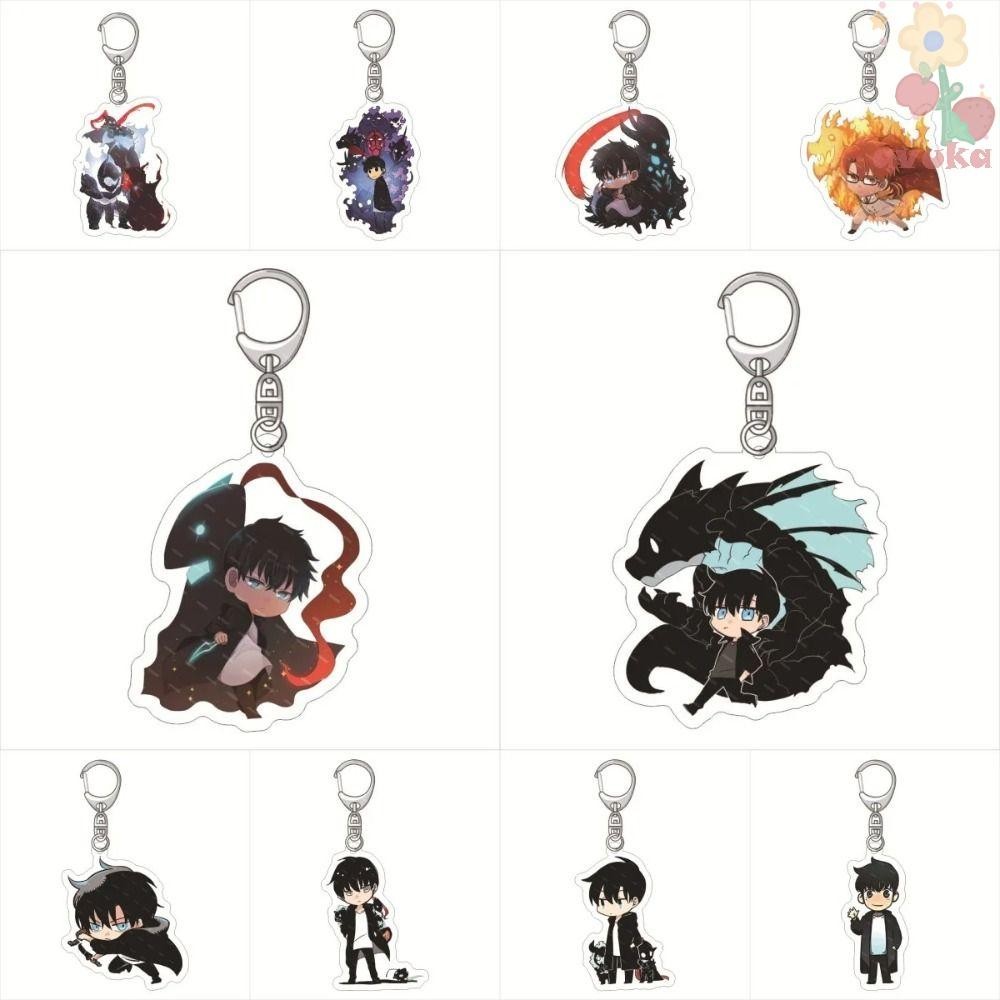 AVUKA Solo Leveling Animal Game Keychain, Double-sided 3D Printed Solo ...